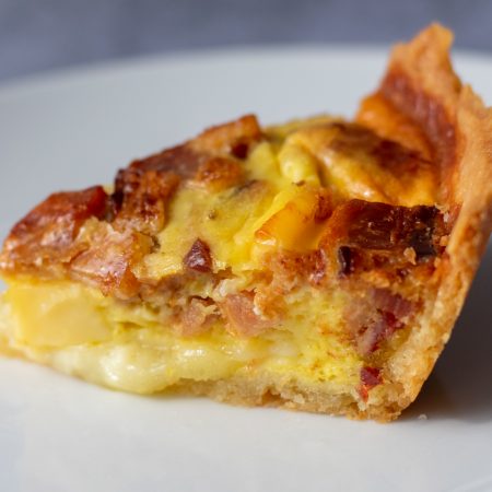 Brie & Bacon Quiche | Kara J Miller
